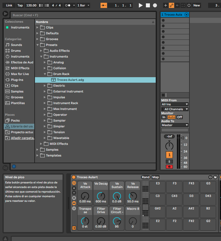 Crea tu propio preset de troceo de loops en Ableton 11 - Aulart